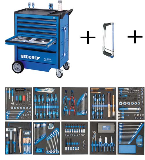 GEDORE Werkzeugwagen Typ: 2005 TS-308 | TOMANRO
