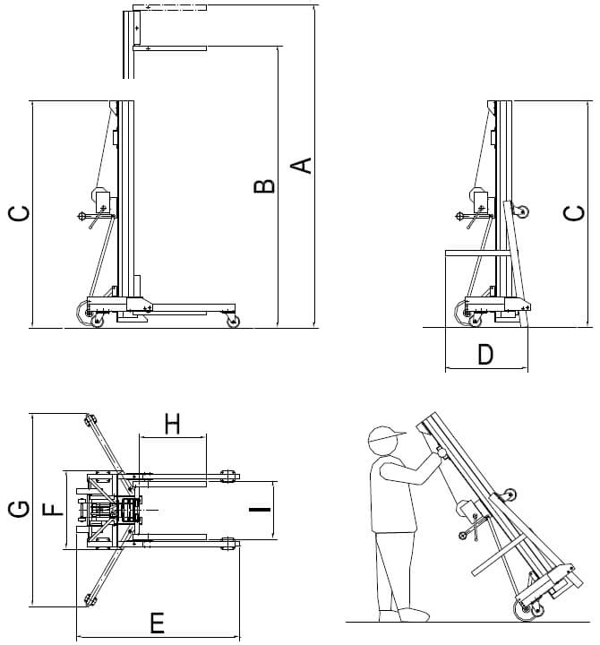 Böcker ALP-Lasten-Lift LMX 500 | TOMANRO