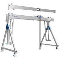 Alu-Portalkran-Doppelträger fahrbar - Schilling